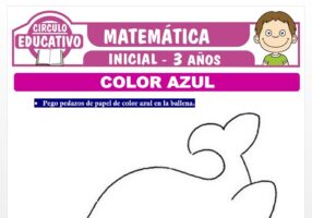 Color Azul para Niños de Tres Años – Fichas GRATIS