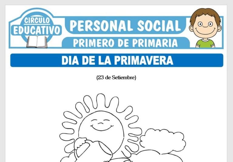 Día de la Primavera para Primero de Primaria – Fichas GRATIS