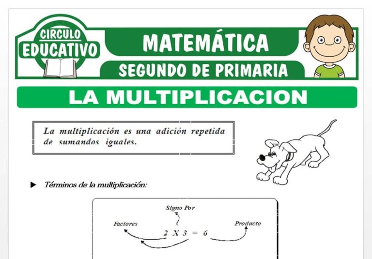 La Multiplicación para Segundo de Primaria – Fichas GRATIS